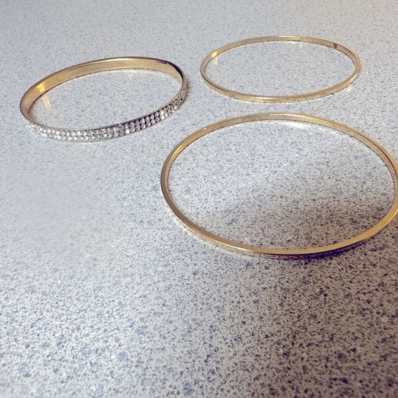 bangles | Jewelry | Gold Accessory Bangles Set | Poshmark